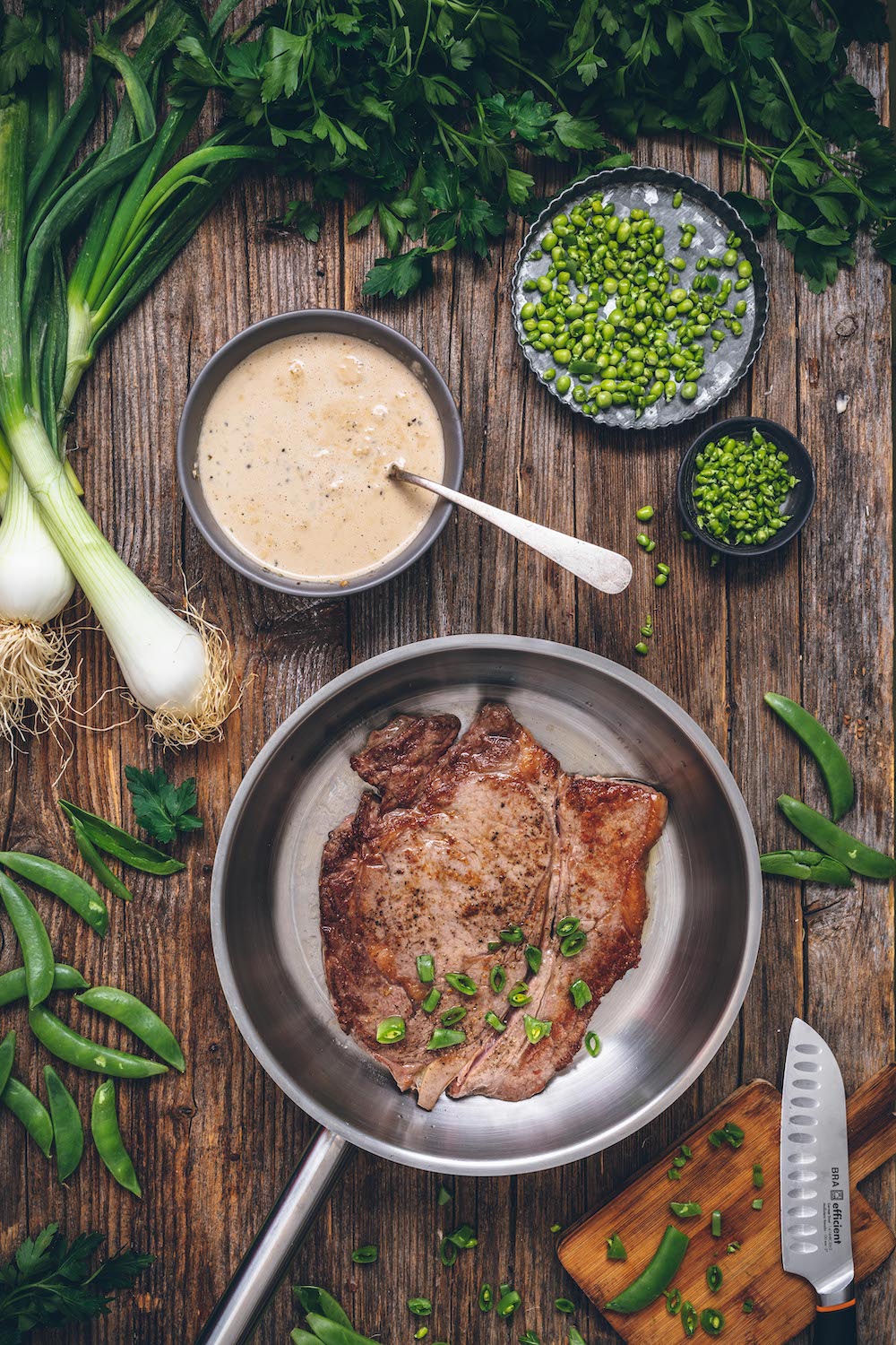 how to cook entrecote steak in a pan