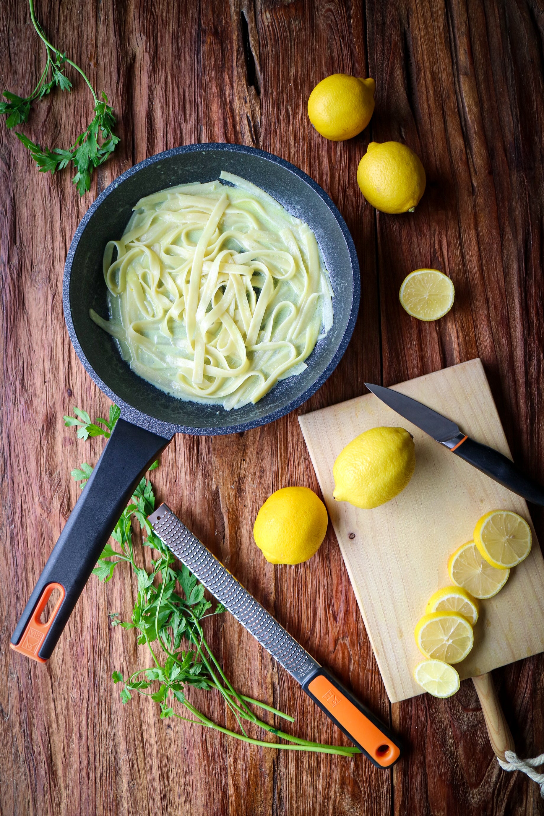 Pasta al limón – Cocina con BRA