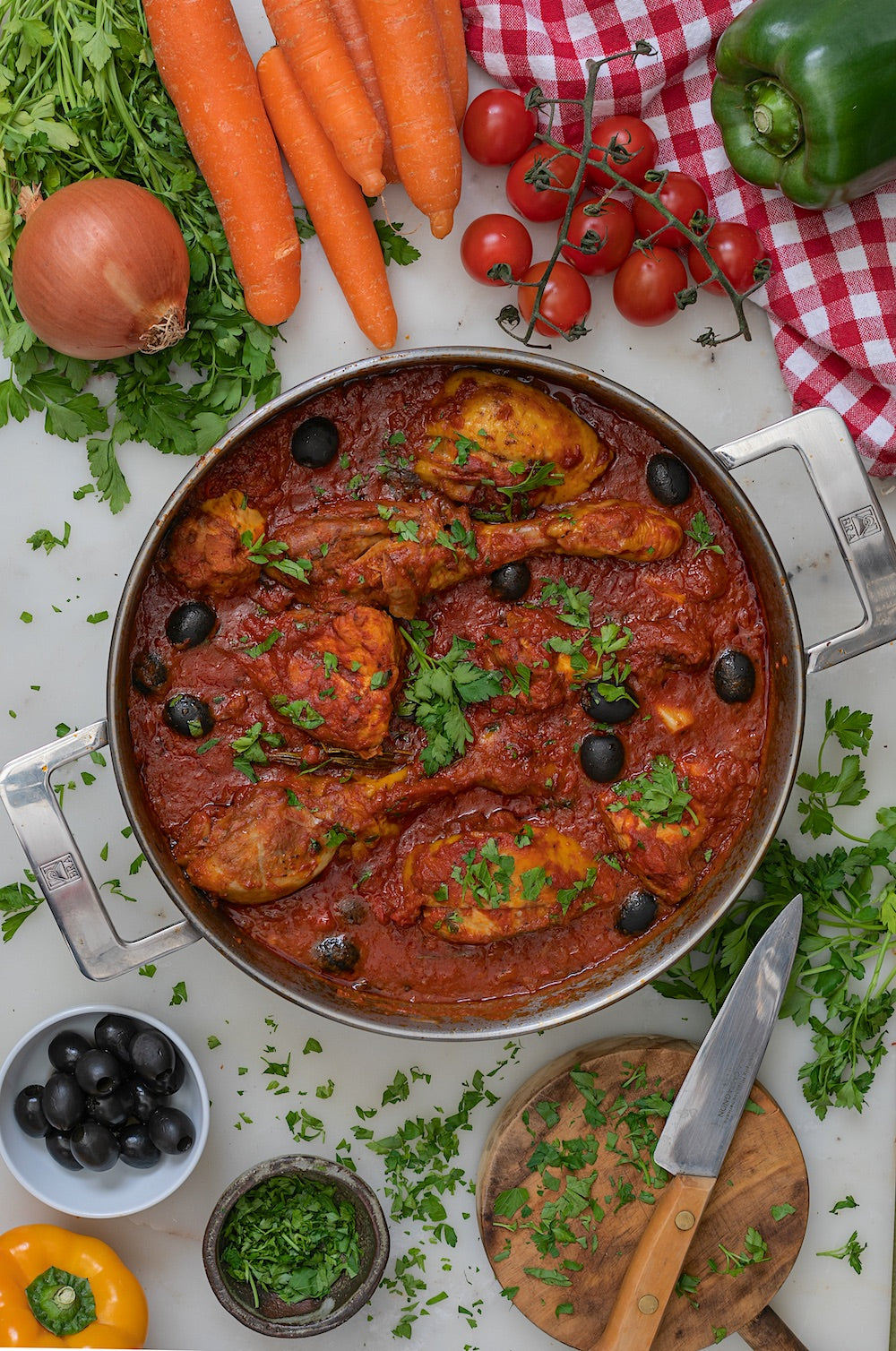 Receta De Pollo Cacciatore Chicken Cacciatore (Italian Chicken Stew)