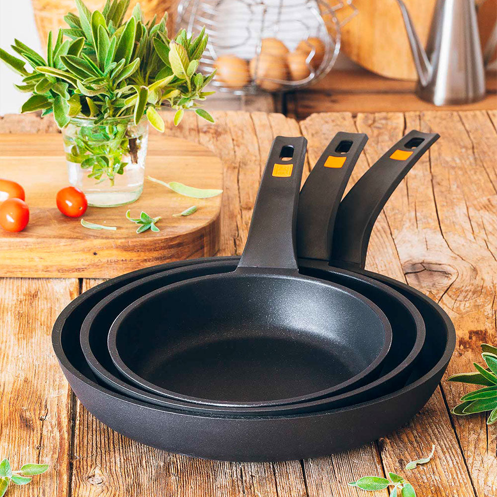 Set de 3 sartenes Efficient – Cocina con BRA
