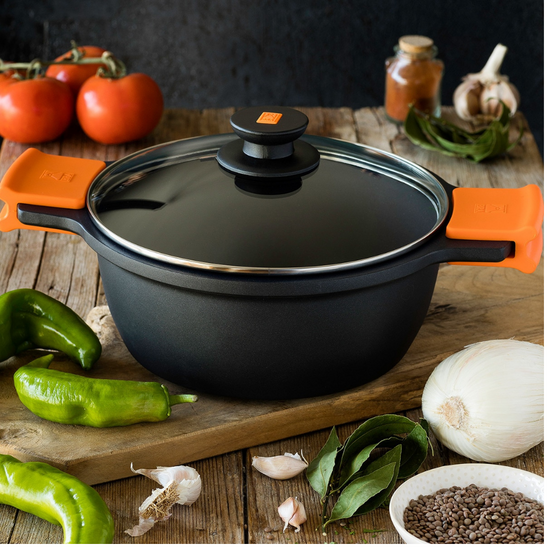 Batería de cocina 7 piezas con sartén Efficient – Cocina con BRA