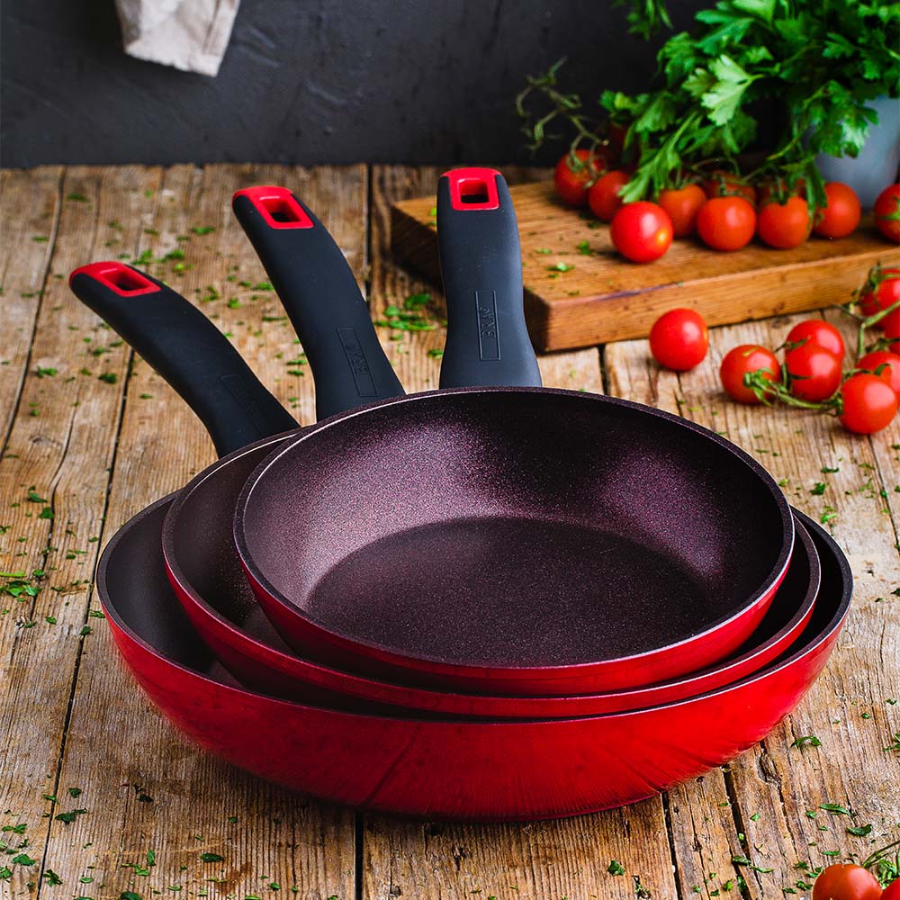 Red Diamond Frying Pan, 3-piece set – Cocina con BRA