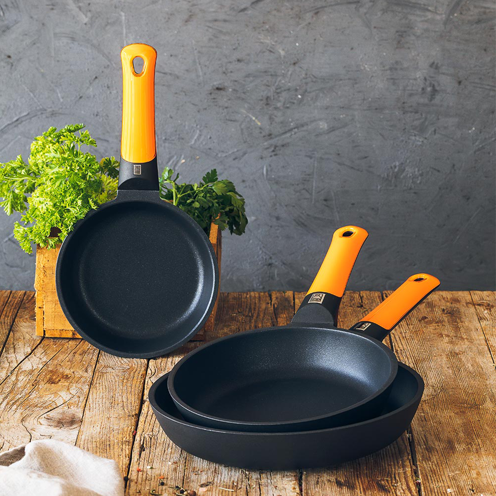 Sartén Autoromea Ferrara Set De Sartenes Efficient Orange – Cocina